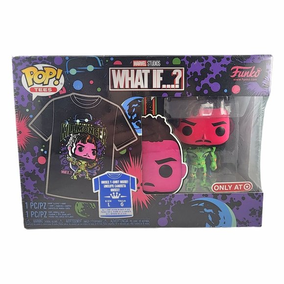 Marvel/Target | Toys | Funko Pop What If Infinity Killmonger Blacklight ...